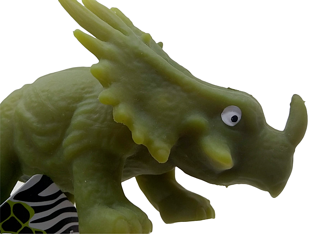 Styracosaurus Dinosaur Super Realz Squishy Stretchable Soft Figure ...
