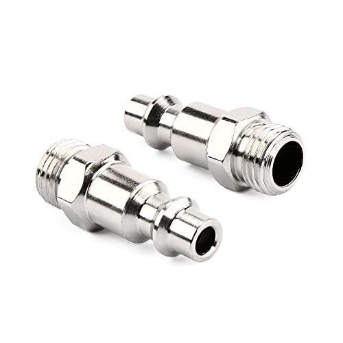 1/4" NPT M-Coupler - 1/4 Inch Quick Connect Air Hose Fitting 2-Pieces ...