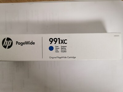 Genuine Original HP 991xc Cyan M0K06XC PageWide Cartridge 16000, August ...