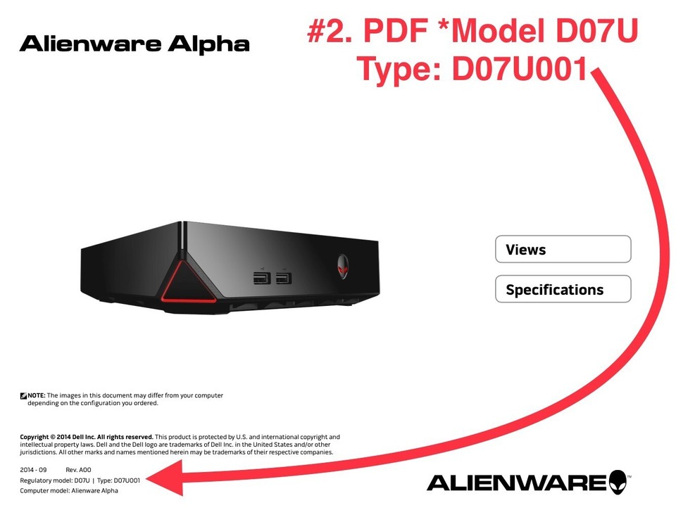 RARE 2016 Alienware Alpha R1 D07U PC Intel Core i3 KeyBoard Mouse New ...