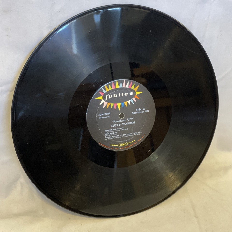 Rusty Warren Knockers Up! (Vinyl, 1960) Jubilee JGM 2029 VG LP Record ...