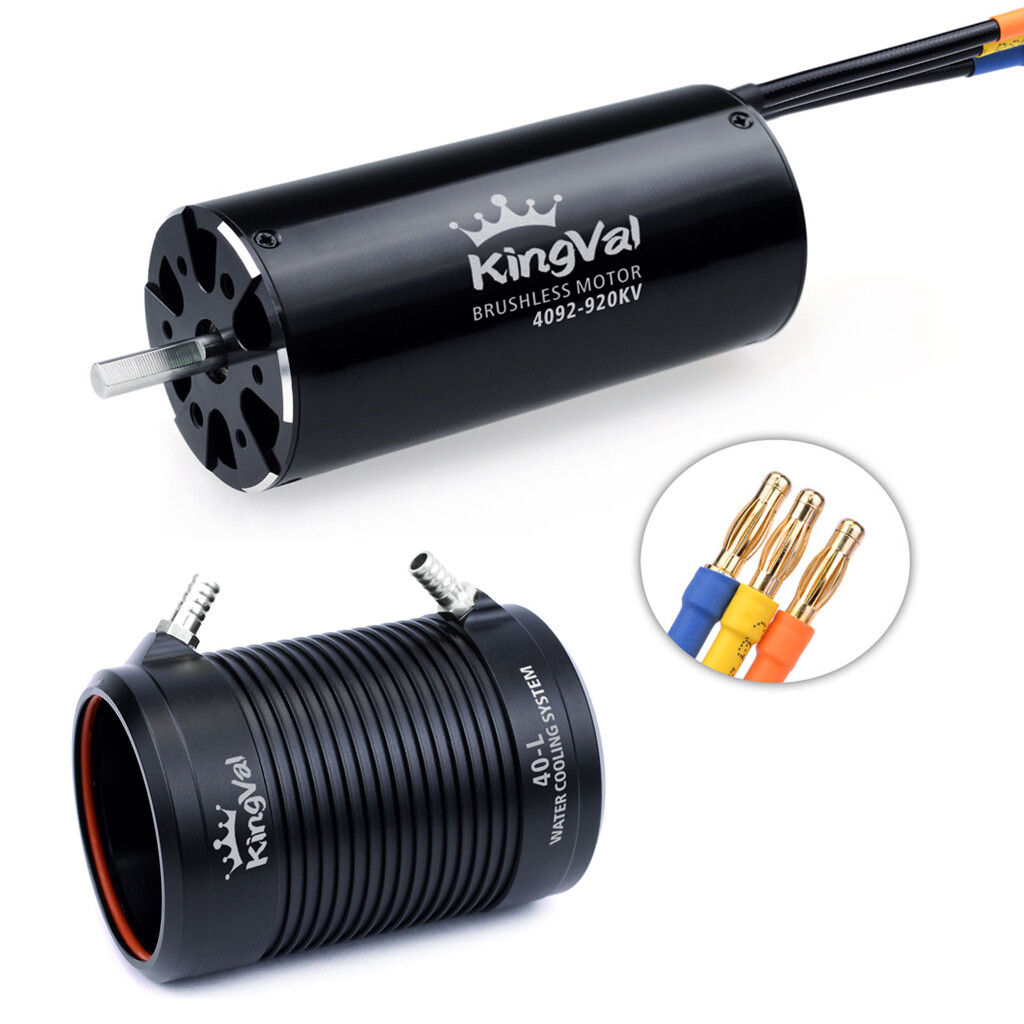 US STOCK KingVal 4092 Brushless Motor with Water Cooling Jacket Unit ...