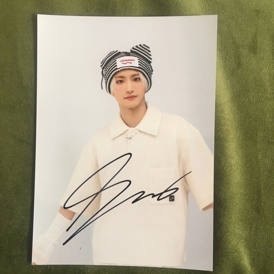 ATEEZ ateez Autographed Group Photo 5*7 K-POP Collection Gifts 2023A | eBay
