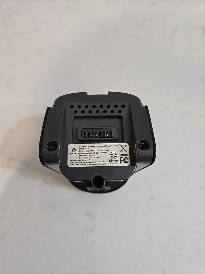 Used Original MOOSOO K17 Cordless Stick Vacuum Cleaner - Battery | eBay