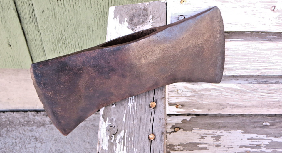 Vintage TRUE TEMPER KELLY WORKS FLINT EDGE Double Bit AXE Head AX Timber Cruiser | eBay