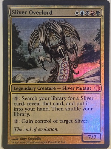 Magic The Gathering Silver Overlord Holographic | eBay