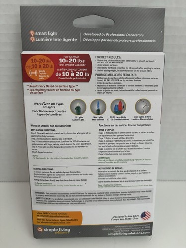 Simple Living 12pc Max PRO Anywhere Outdoor Sticky Clamp Clips | eBay