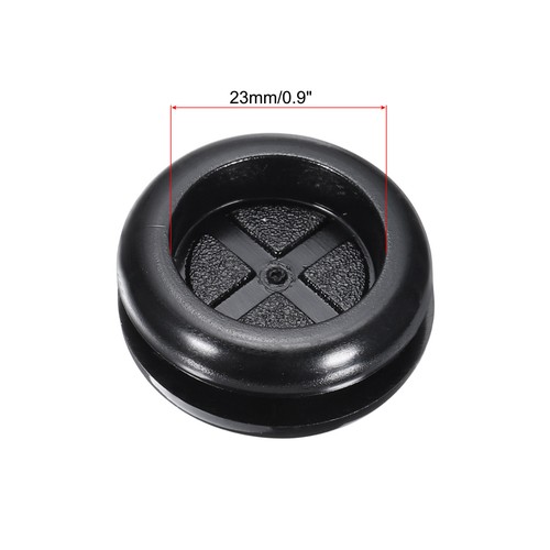 8pcs Rubber Grommet Round Double-Sided Mount Dia 27 mm ID 20 mm Wire ...