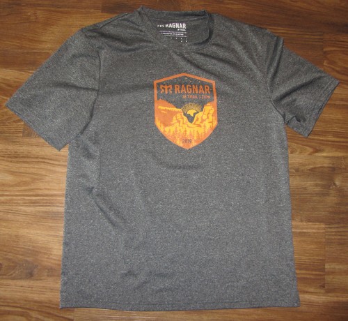 Ragnar Trail Zion Mens Short-Sleeve T-Shirt, Gray, Polyester Blend ...