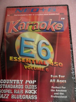 Chartbuster Karaoke - RSQ NEO+G Player ONLY Vol 6 450 Songs - NEO+G DVD ...