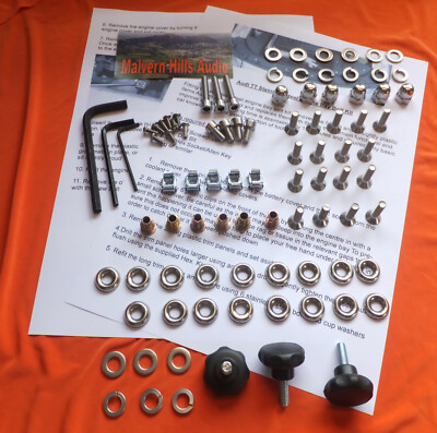 90 Piece Audi TT Mk.1 (8N) Engine Bay Fastener, Fuel Surround & Strut ...
