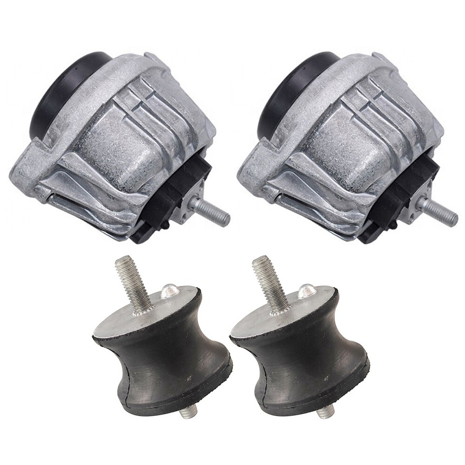 4x Left&Right Engine Motor +Trans Mounts For BMW E39 525i 528i 530i ...