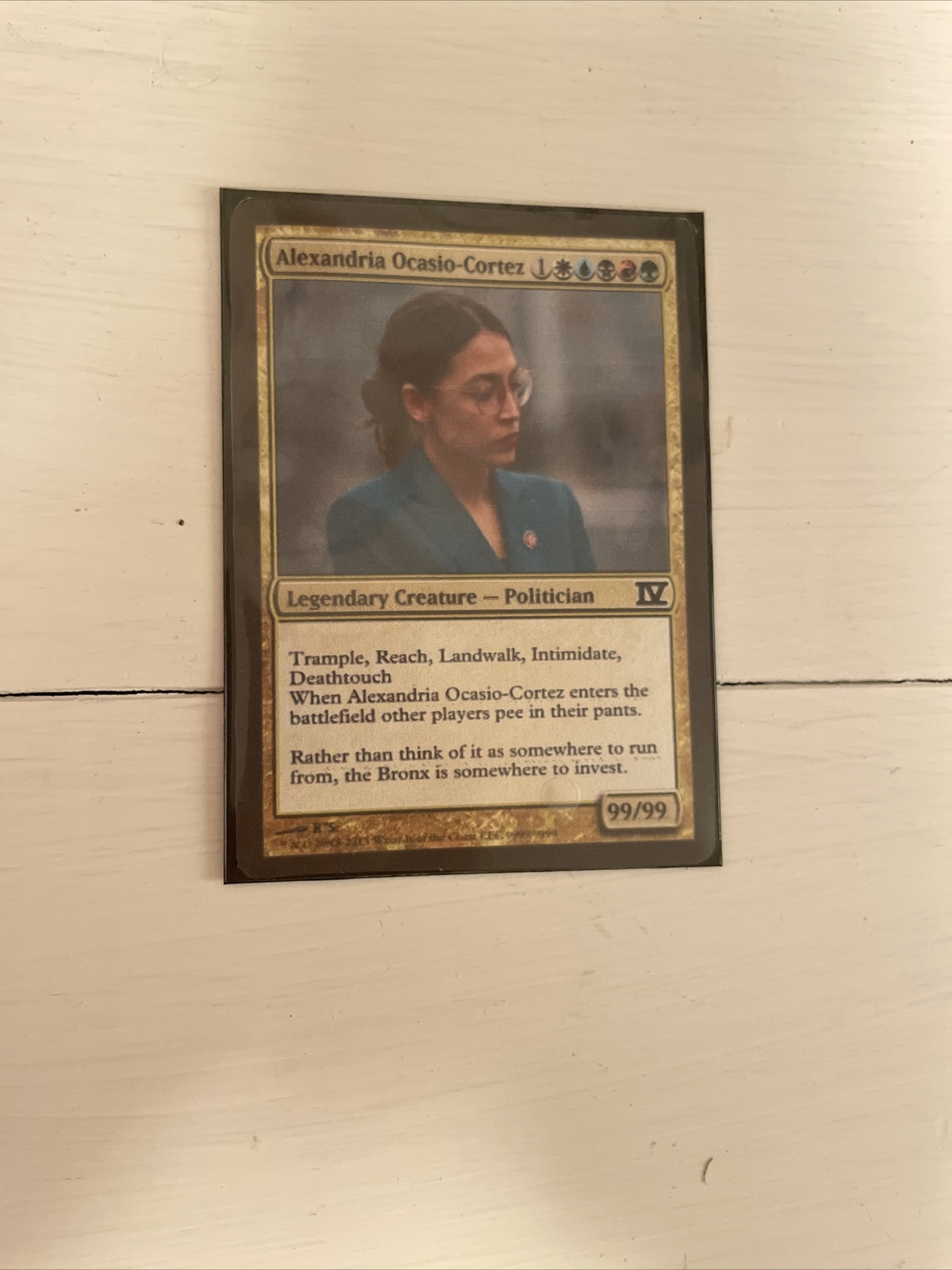 Alexandria Ocasio-Cortez MAGIC THE GATHERING Card FAKE | eBay