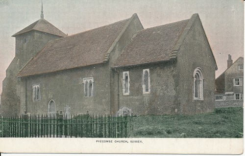 PC45240 Pyecombe Church. Sussex | eBay UK