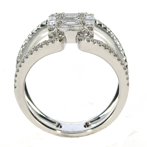 Wow Fine 1.05ct a Diamonds Wedding Engagement Ring 18K All Natural G ...