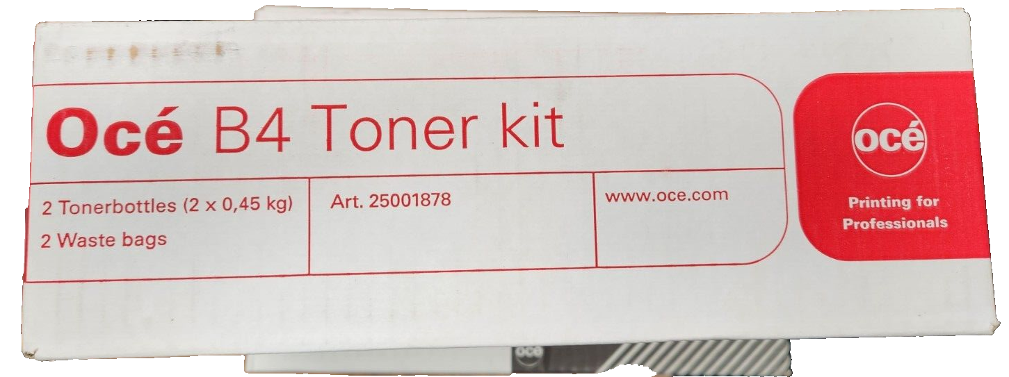 Oce B4 25001878 Original Toner Kit 2 Toners Bottles for Oce 9300/9400 ...