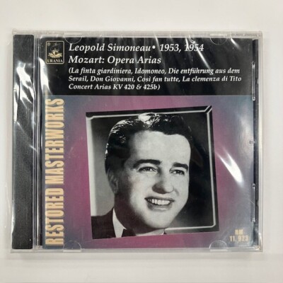 Leopold Simoneau - Mozart: Opera Arias - Urania (1CD SEALED, 2004) | eBay