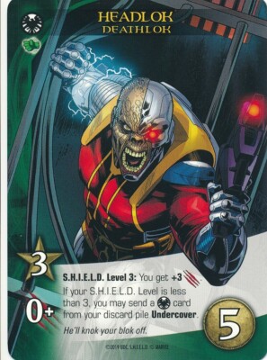 DEATHLOK Upper Deck Marvel Legendary S.H.I.E.L.D. SHIELD HEADLOK | eBay