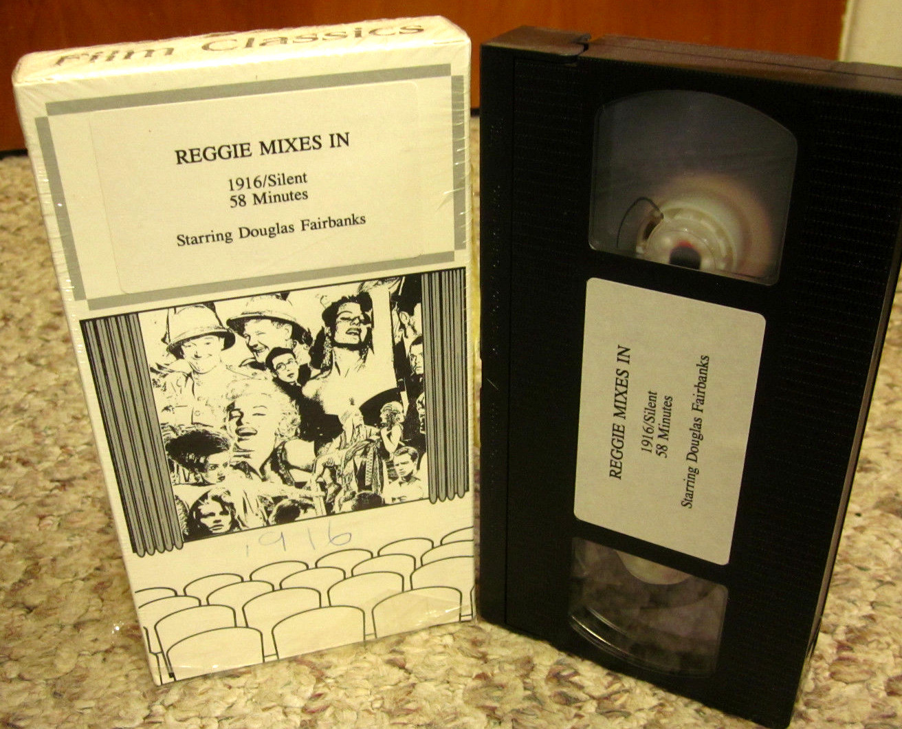 REGGIE MIXES IN original print Douglas Fairbanks 1916 Bessie Love film ...