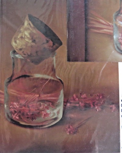 CHERI ROL 1989 POTPOURRI GLASS OIL STILL LIFE PAINTING PATTERN PACK D ...