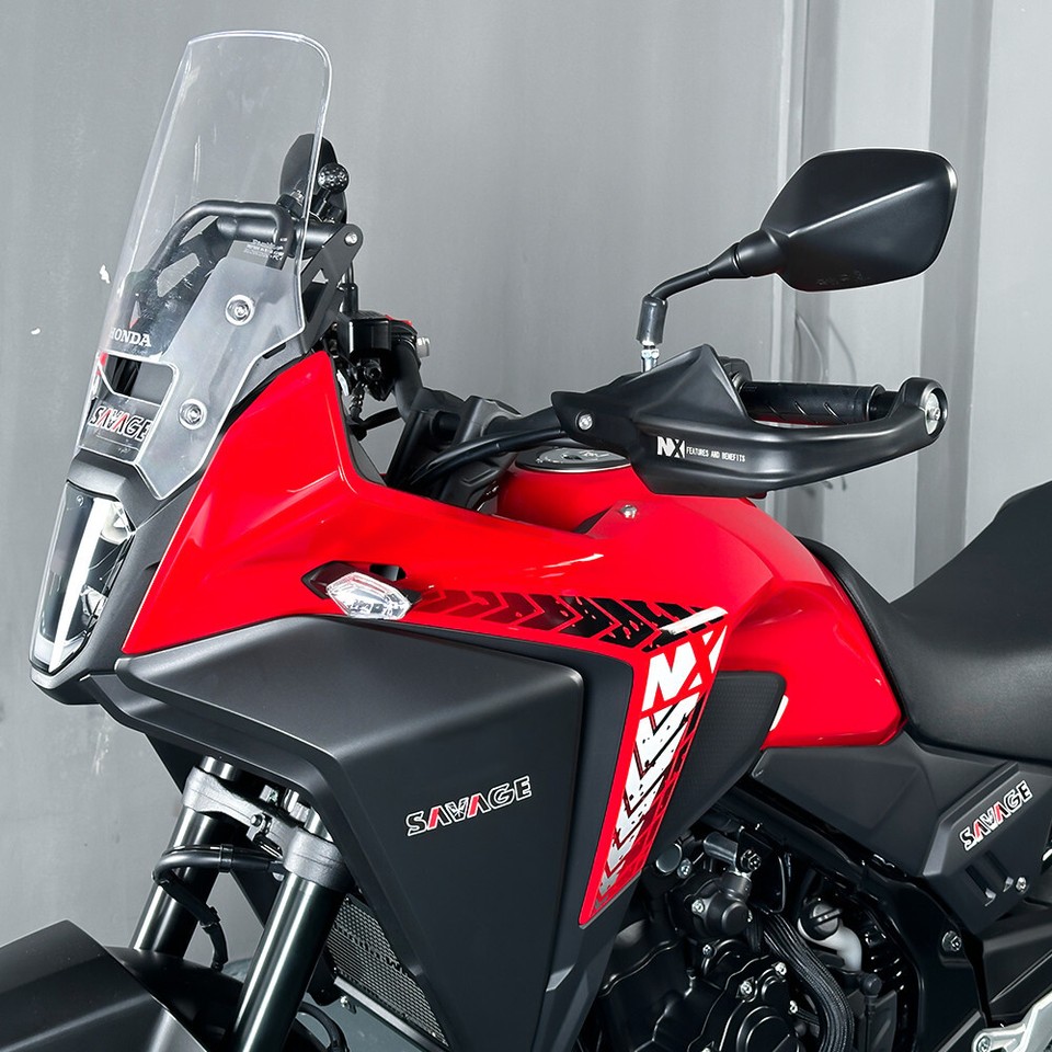 Pair Handlebar Handguards Hand Guard Protector For HONDA NX400 NX500 ...