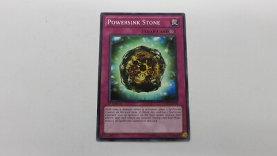 POWERSINK STONE STBL-EN078 TRAP CARD 1ST EDITION COMMON YUGIOH NM ...