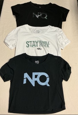 NFQ Women’s Graphic Tee Bundle – Size small (Set of 3) Gym Workout ...