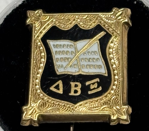 1873 Yale Fraternity Pin RARE Delta Beta Xi And Delta Kappa Epsilon ...