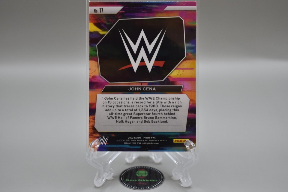John Cena WWE 2022 Panini Prizm WWE Next Level Insert Card #17 | eBay