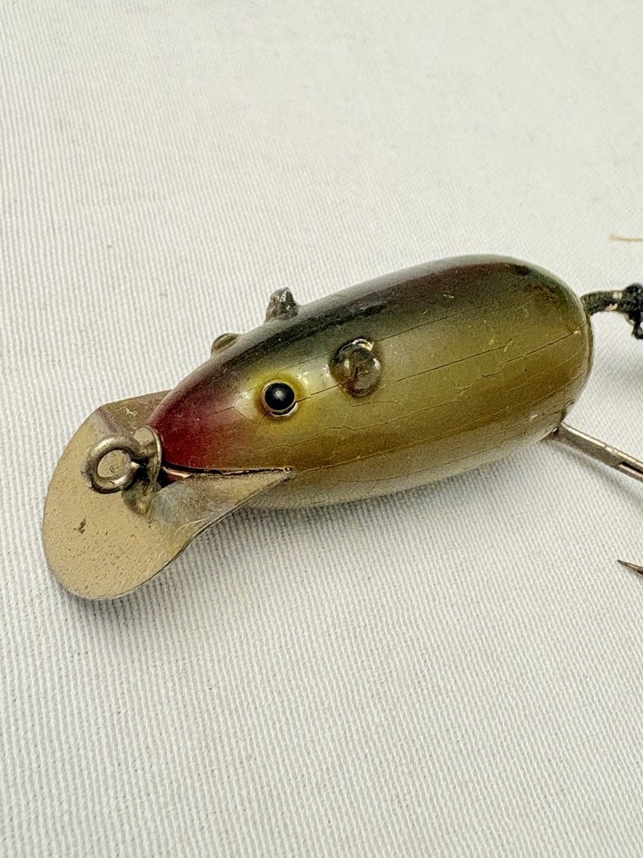 Vintage Moonlight Mouse #50 Wood Fishing Lure | eBay