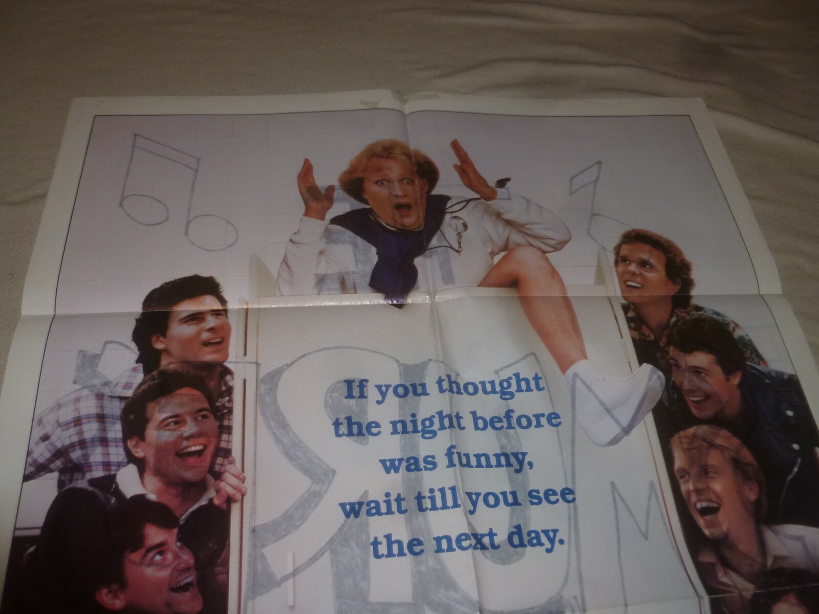 VINTAGE PORKYS II THE NEXT DAY MOVIE POSTER ORIGINAL 1983 TWENTIETH ...