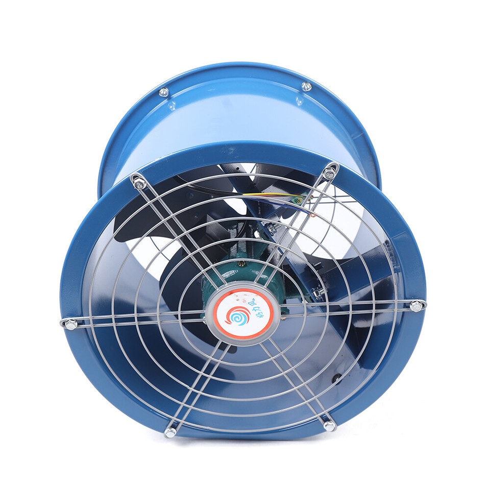 10" Explosion-proof Axial Fan Cylinder Pipe Fan 1420r/min Warehouse ...
