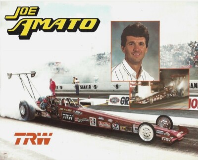 Joe Amato TRW/Keystone Automotive NHRA Top Fuel Dragster Handout/Hero ...