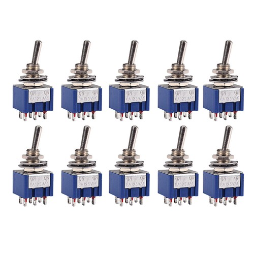 Sky-Blue Toggle Switch 30pcs for Low and High Voltage Circuit ...