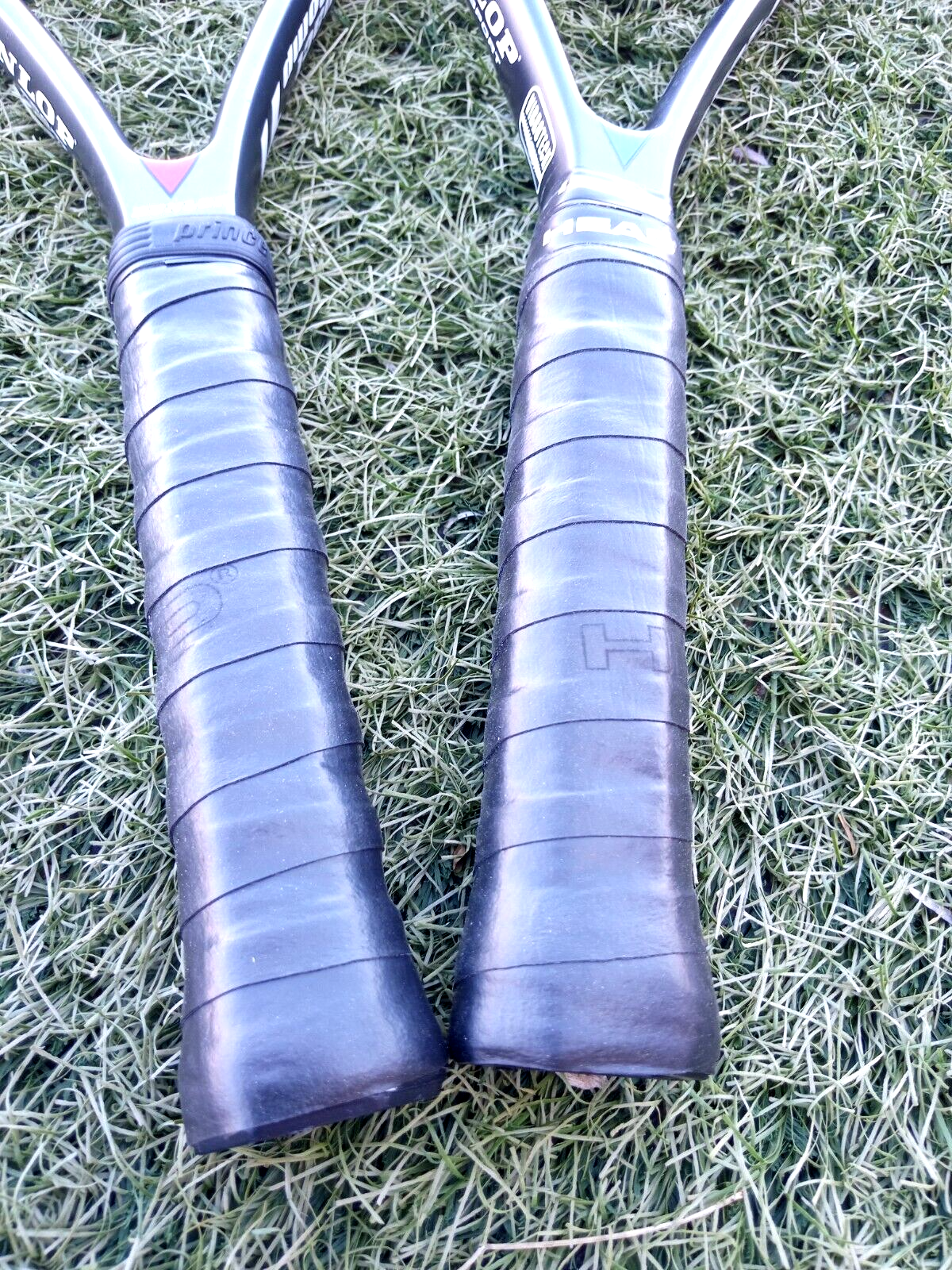 2x Tennis Racquets, Dunlop i-zone 5 & Impact Comp TI, New Grips | eBay