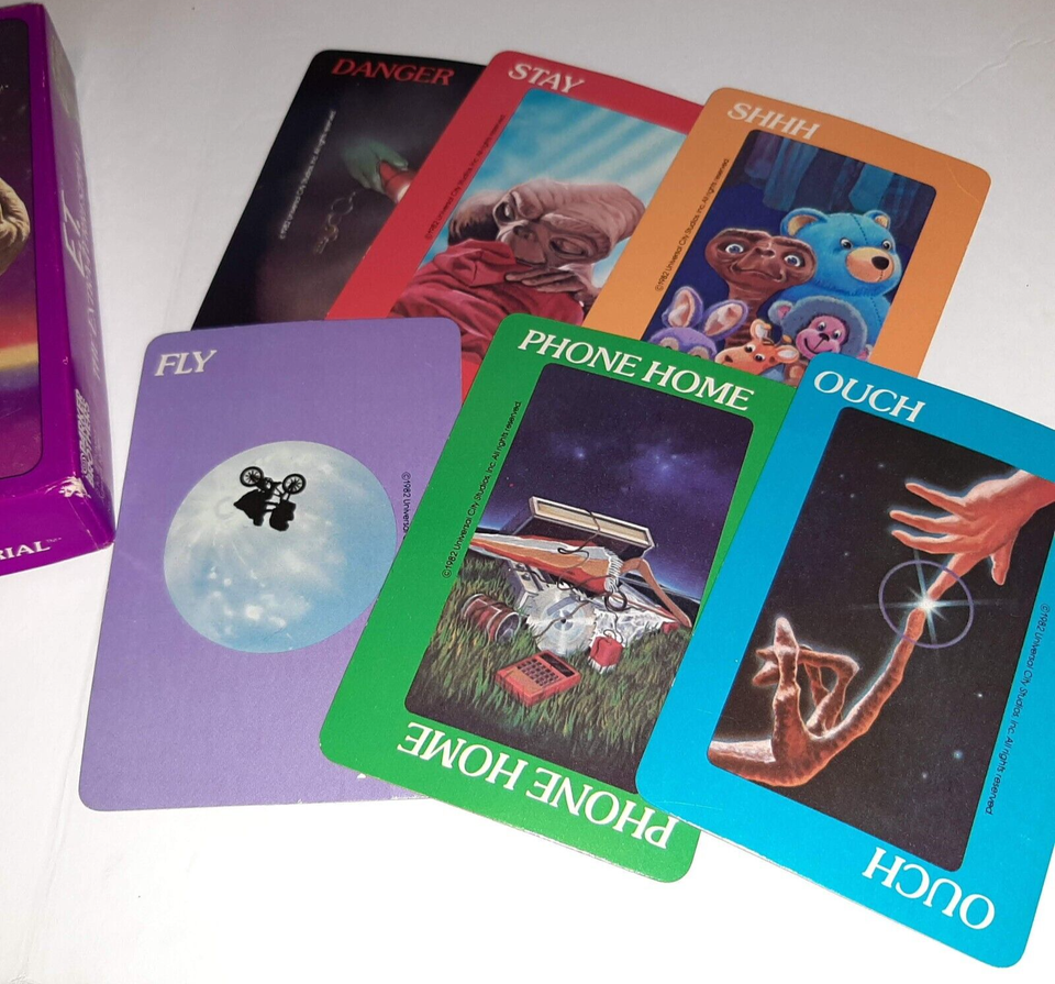 Vintage 1982 Parker Brothers E.T. The Extra Terrestrial Card Game ...