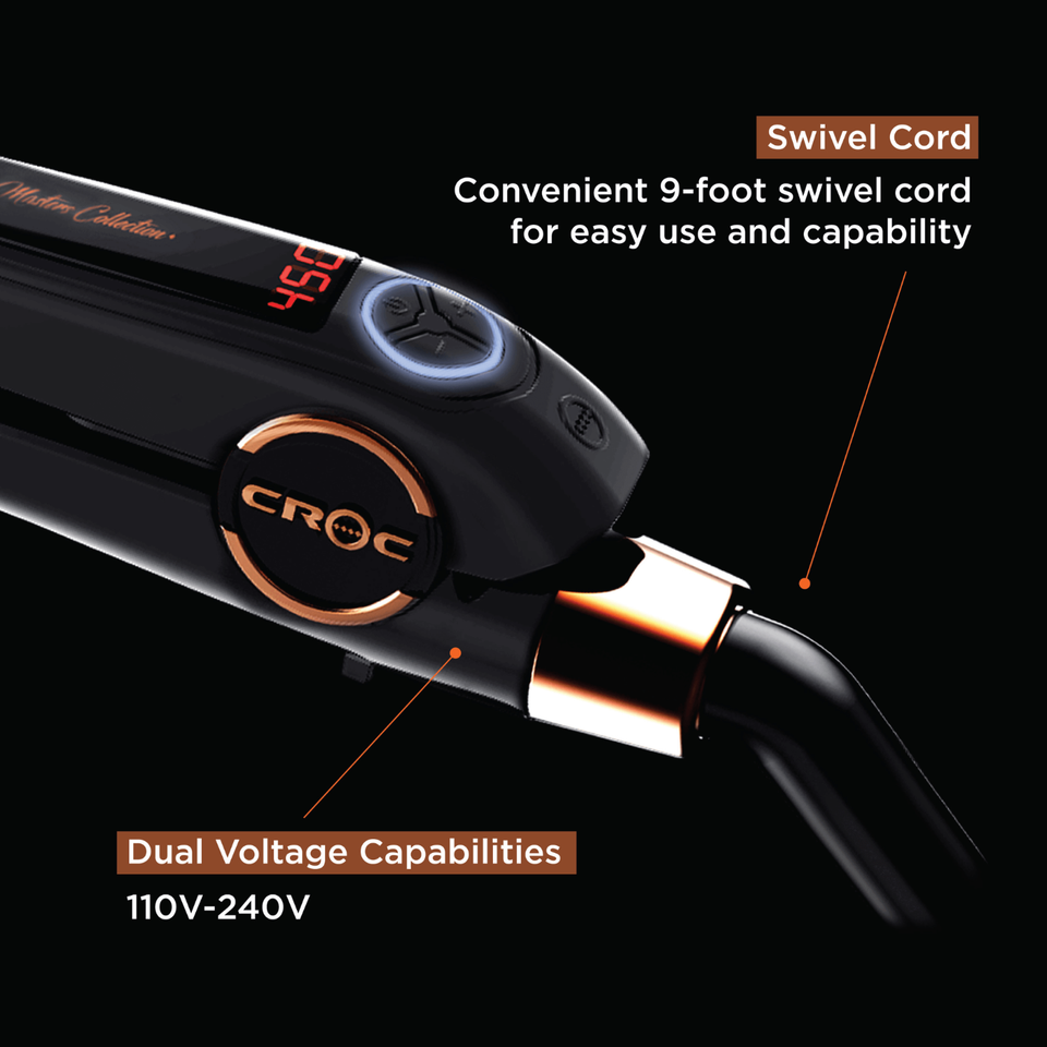 Masters Infrared Black Titanium Flat Iron 1.5" -NEW Sealed | eBay