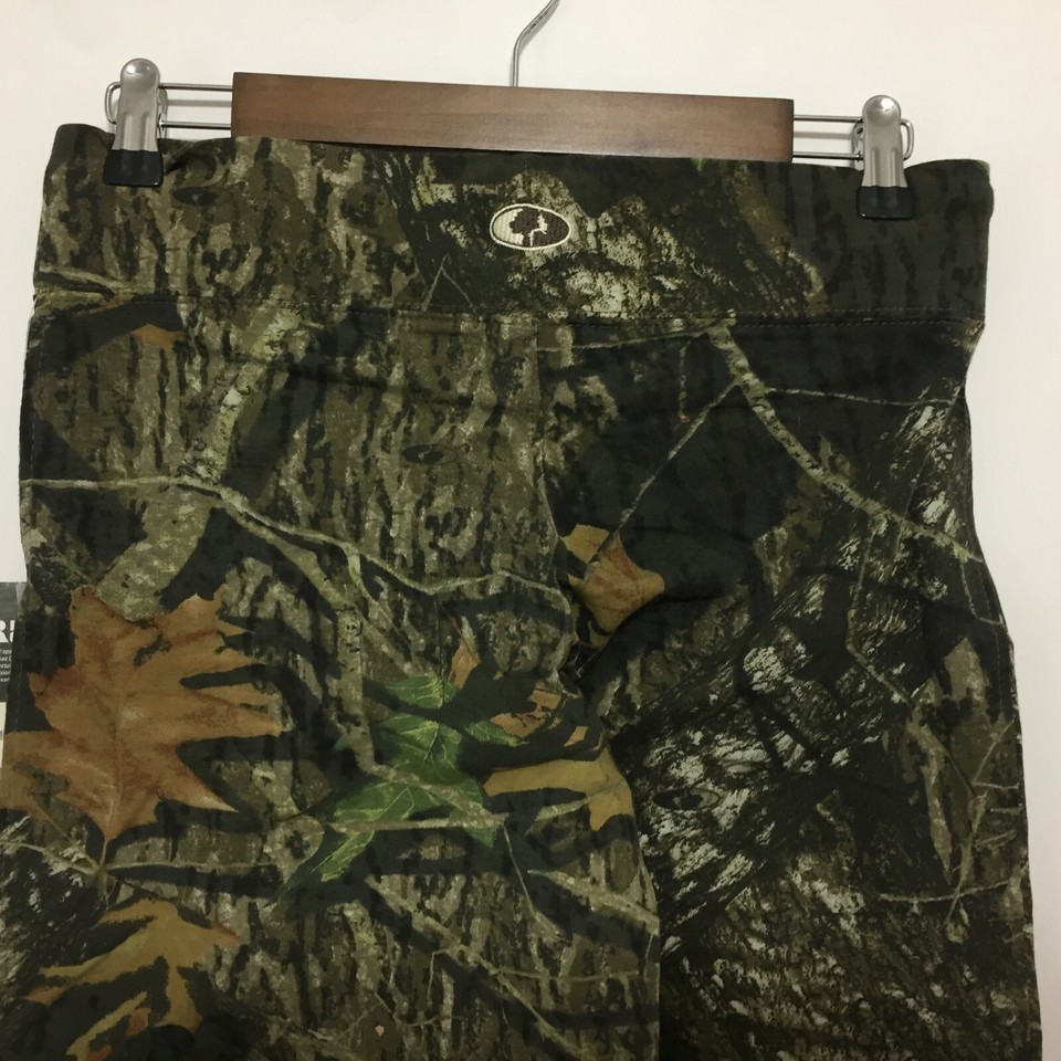 Mossy Oak Womens Capris Pant Camo Break Up Pattern Pink Drawstring ...