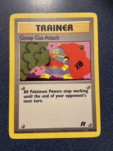 Goop Gas Attack Team Rocket Pokemon Card NM 78/82 | eBay