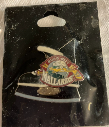 Quad City Mallards Minor League Hockey Hat Lapel pin | eBay