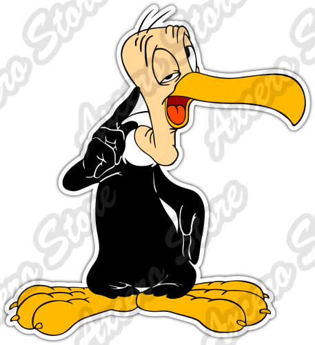 Beaky Buzzard Turkey Vulture Bugs Bunny Car Bumper Vinyl Sticker Decal ...