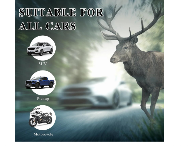 4PCS Ultrasonic Car Deer Alert Whistle Warning Animal Repeller Auto ...