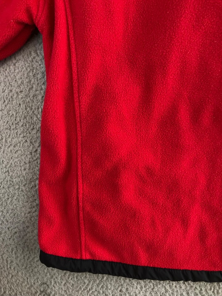 Ohio State Buckeyes Jacket Men's XL Red Fleece Full Zip Mock Neck ...