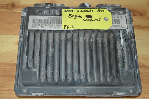 2000 SILVERADO ECU ECM ENGINE COMPUTER CONTROL MODULE BRAIN 16263494 ...