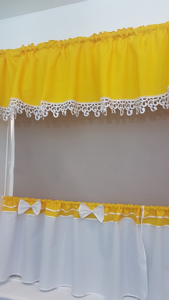 Kitchen set net curtain cafe net curtain various colours modern design ...