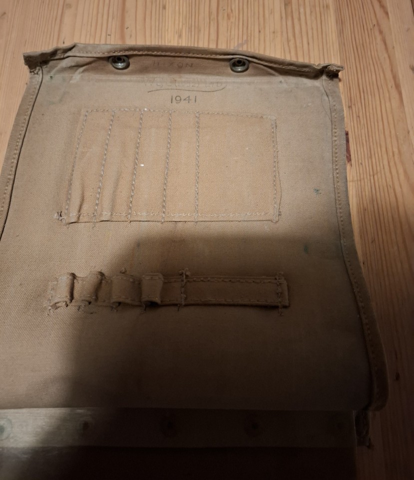 Original Early War Issue WW2 British Army Map Case, W & G Ltd 1941 ...