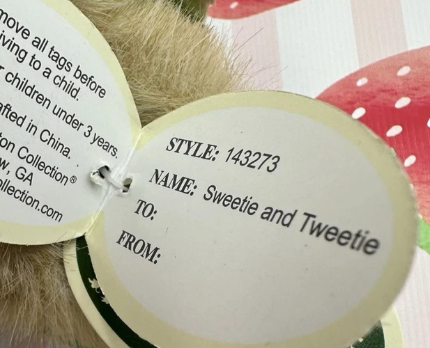 *SWEETIE & TWEETY* Blue Bird Bearington 14" Bear New 20014 #143273 w ...