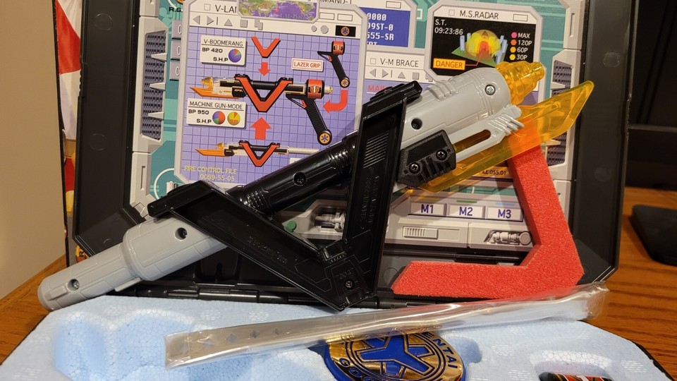 GoGoV Weapon Set Power Rangers Lightspeed Rescue V Lancer Super Sentai ...