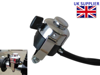 Motorcycle Horn Headlight Dip Switch Classic Retro Chrome Vintage ...