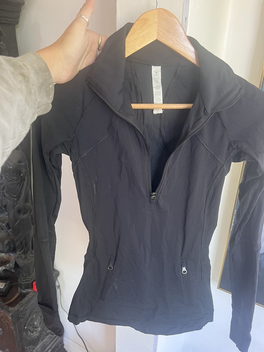 Lululemon vintage running c5 jacket size 2 half zip Lululemon vintage running c5 jacket size 2 half zip